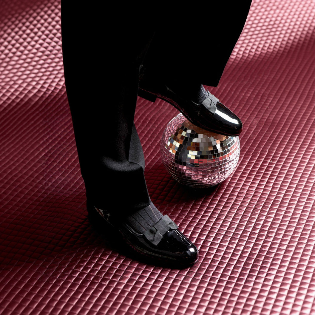 Black Patent Opera Pumps | Bowhill and Elliott